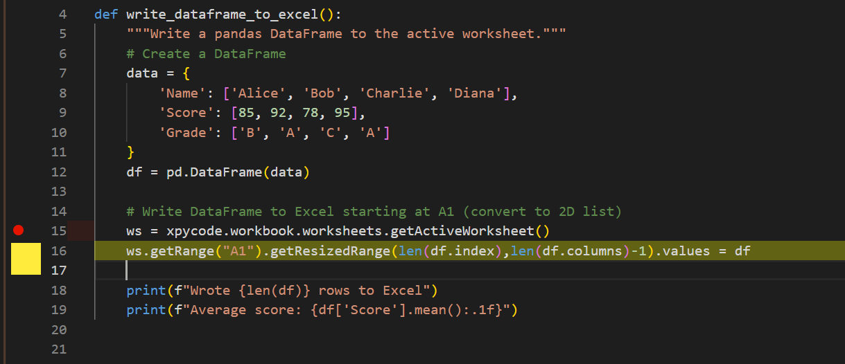 XPyCode - Excel-Python Integration Platform